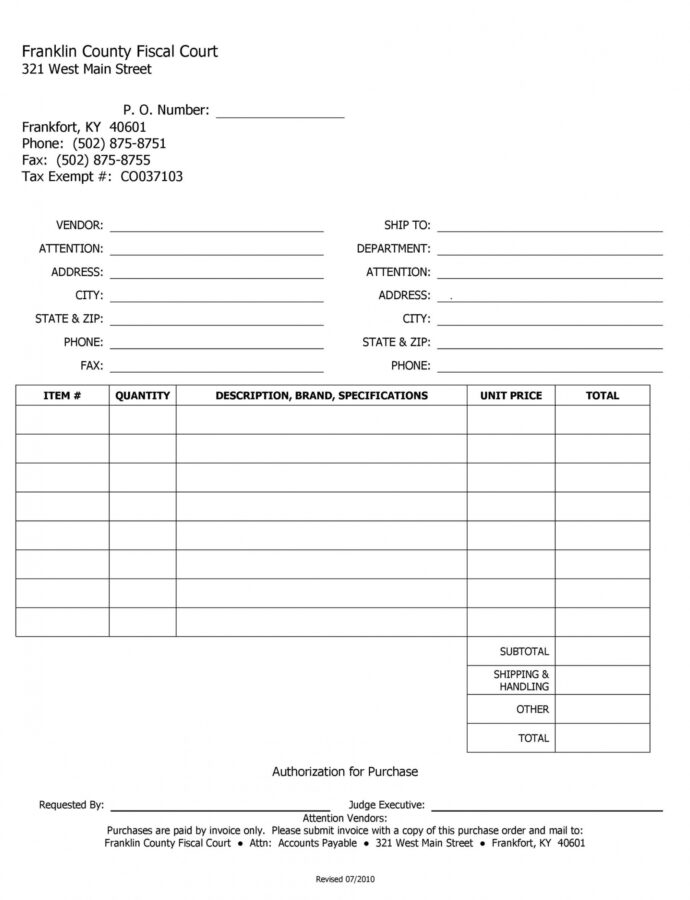 Production Work Order Template Production Work Order Template