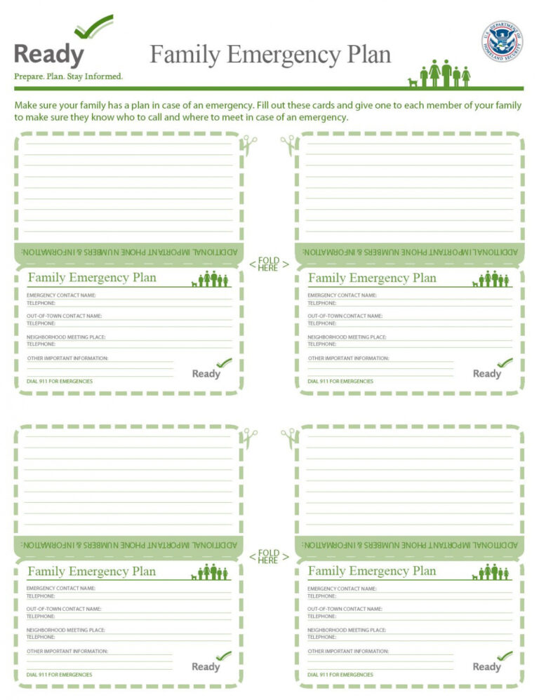 Hurricane Plan Template
