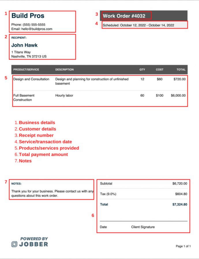 Apparel Purchase Order Template