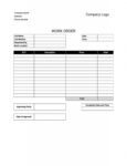 Handyman Work Order Template