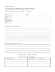 Hotel Maintenance Work Order Template