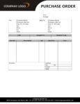 Irrevocable Corporate Purchase Order Template