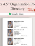 Corporate Phone Directory Template