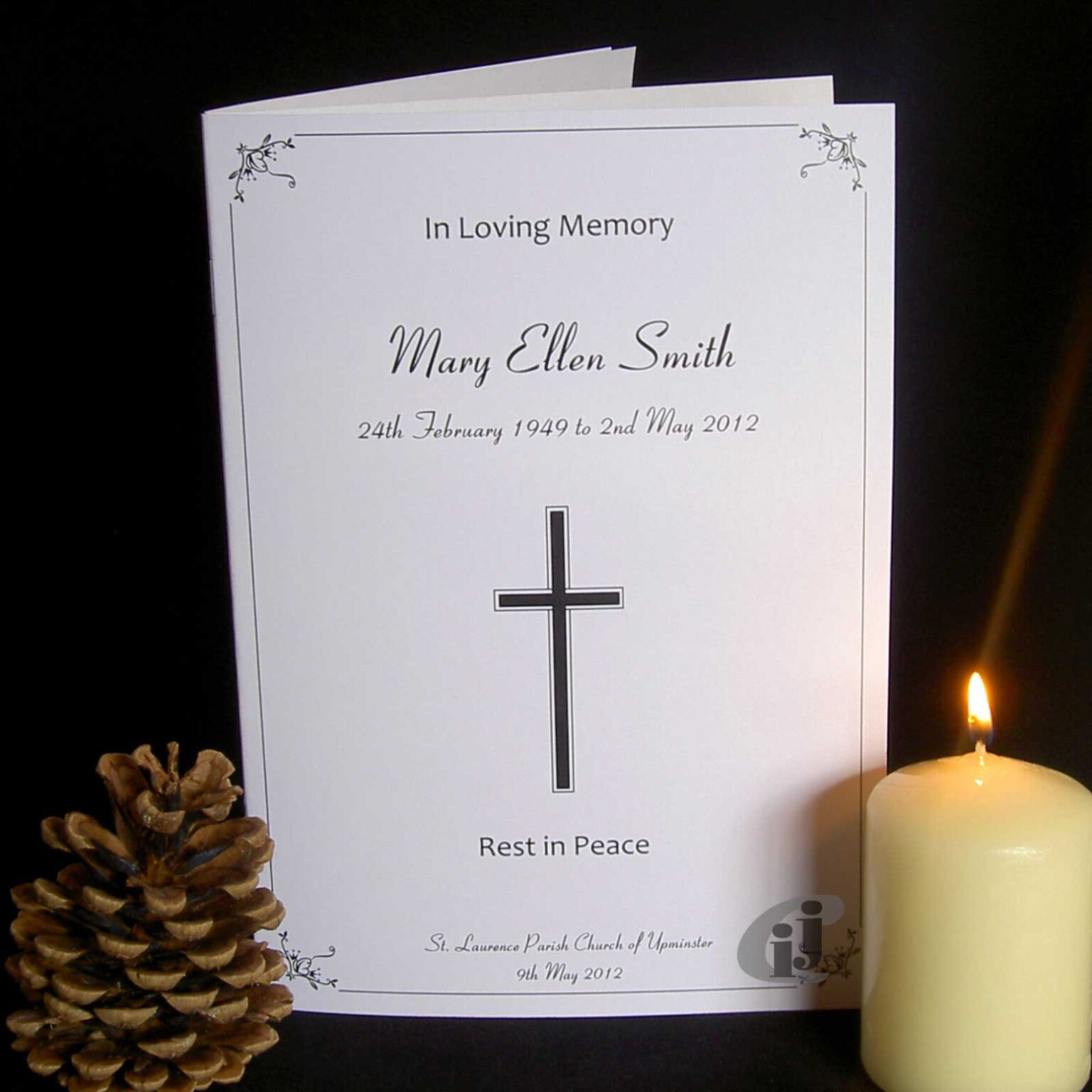 Baptist Funeral Order Of Service Template